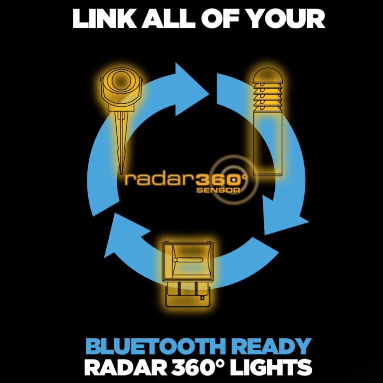 Radar 360°+ Linkable Maxima Solar Security Light - 2000 LM - Brunnings