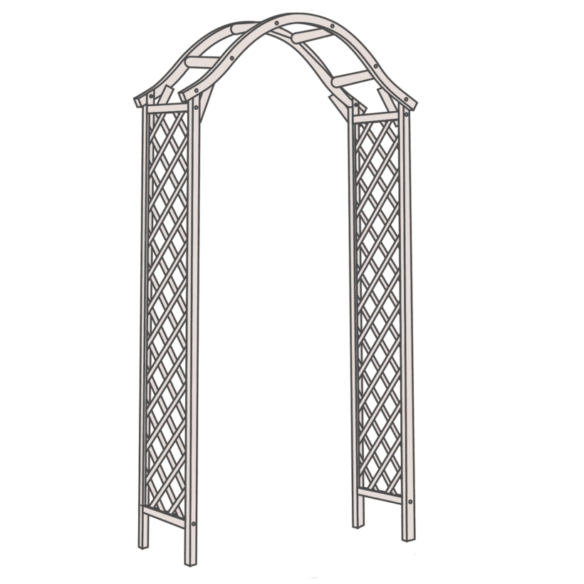 Classic Timber Arch - Brunnings
